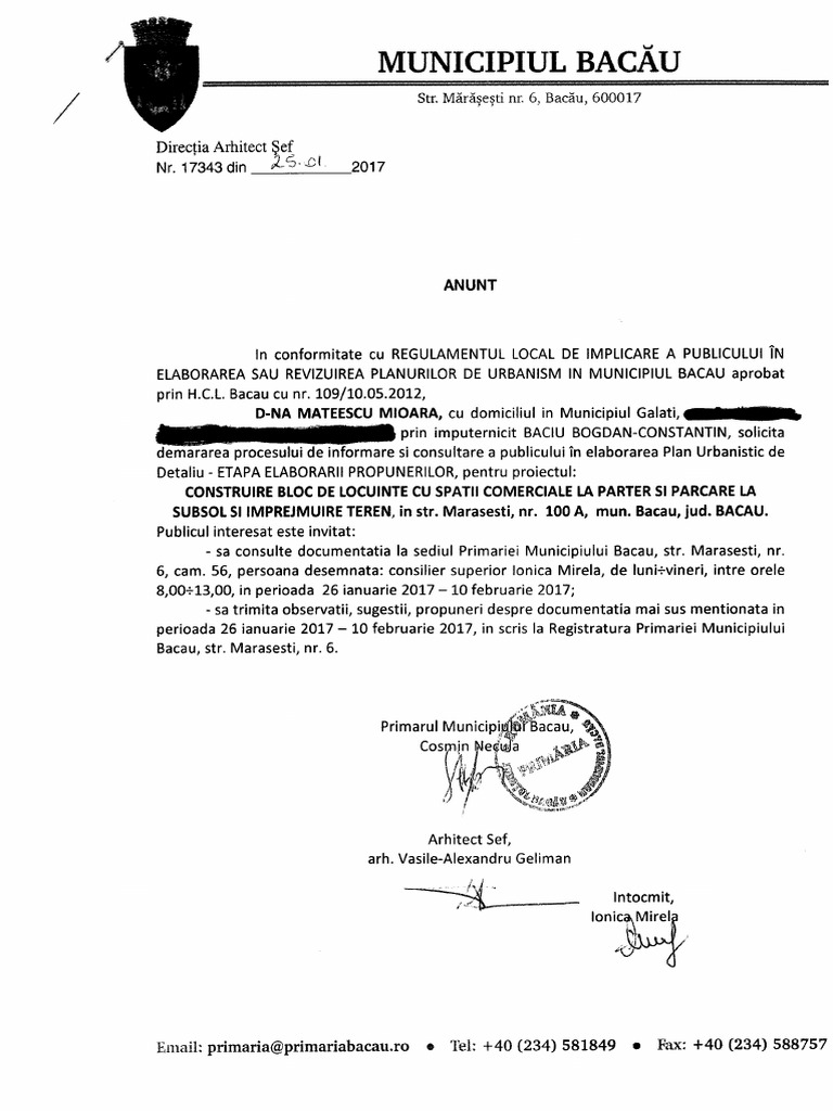 Anunt | PDF