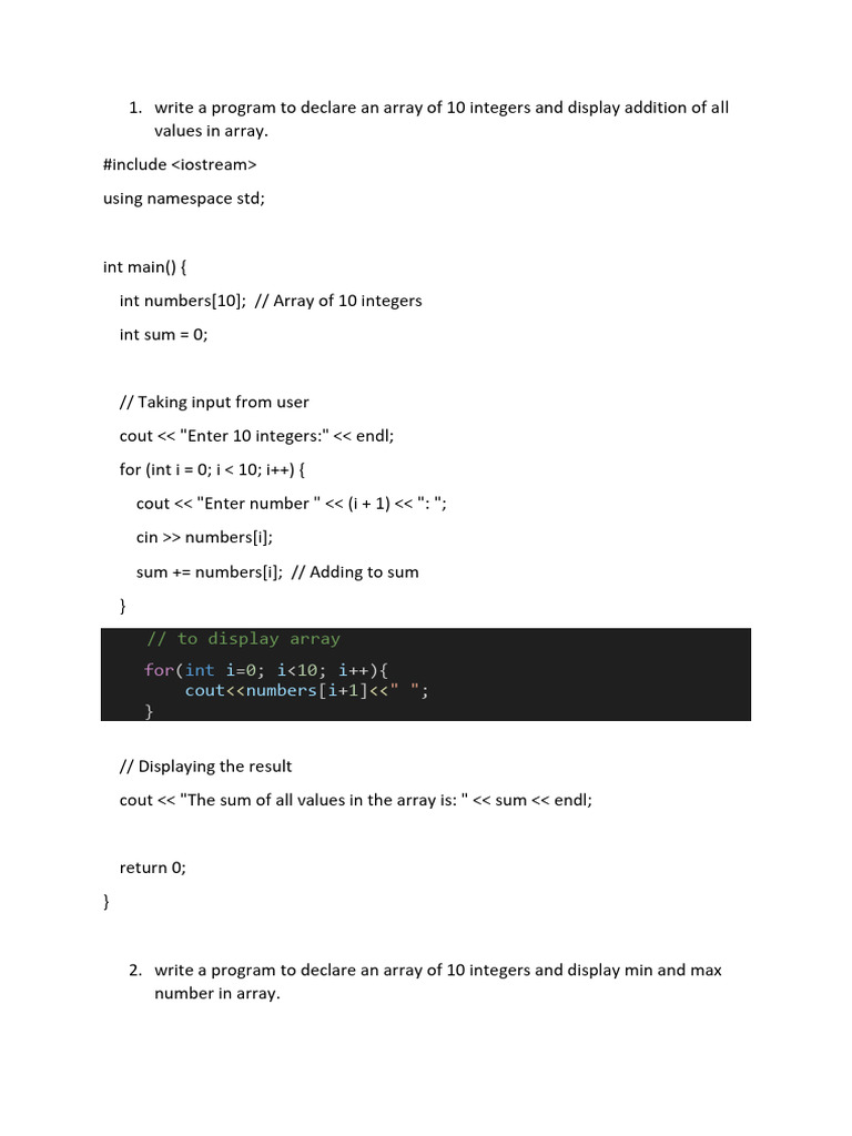 Dsa Qb Solutions | PDF | Namespace | Integer (Computer Science)