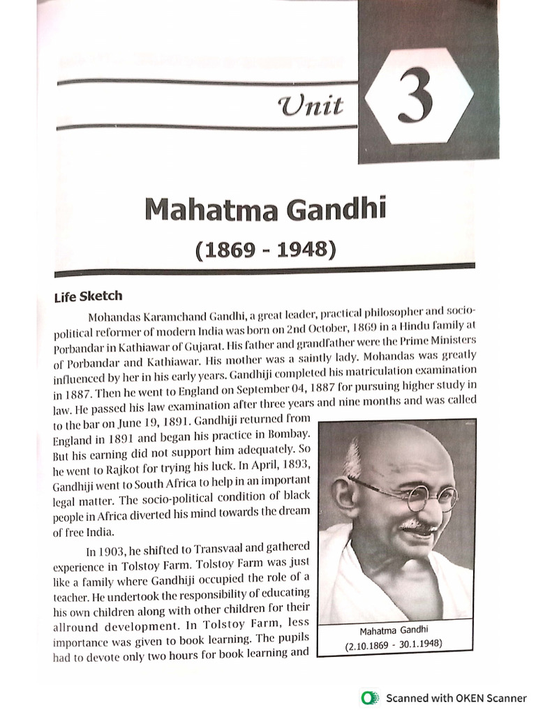 Mahatma Gandhi and His Educational Philosophy | PDF