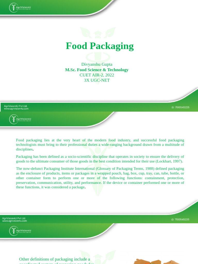 32. Food Packaging (3) [Autosaved] | PDF | Barcode | Radio Frequency ...