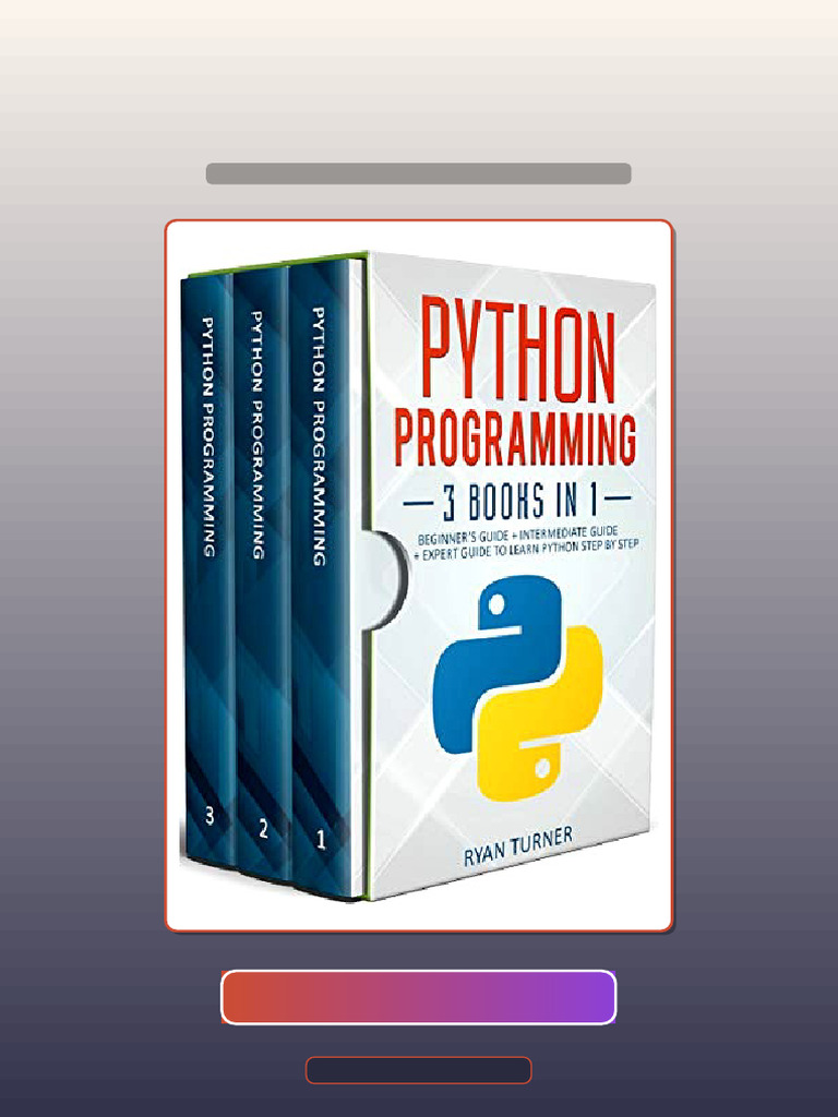 Authorized Python Programming 3 Books in 1 Ultimate Beginneru2019s ...
