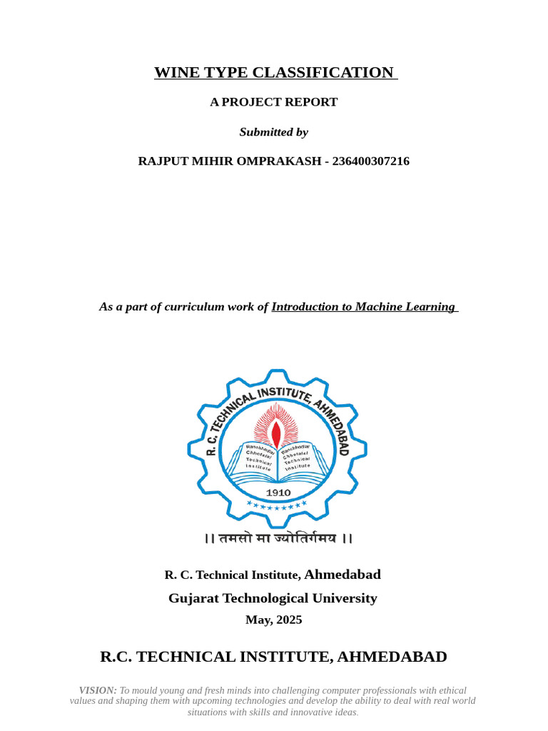 6 IML MicroProject Rubrics | PDF | Machine Learning | Engineering