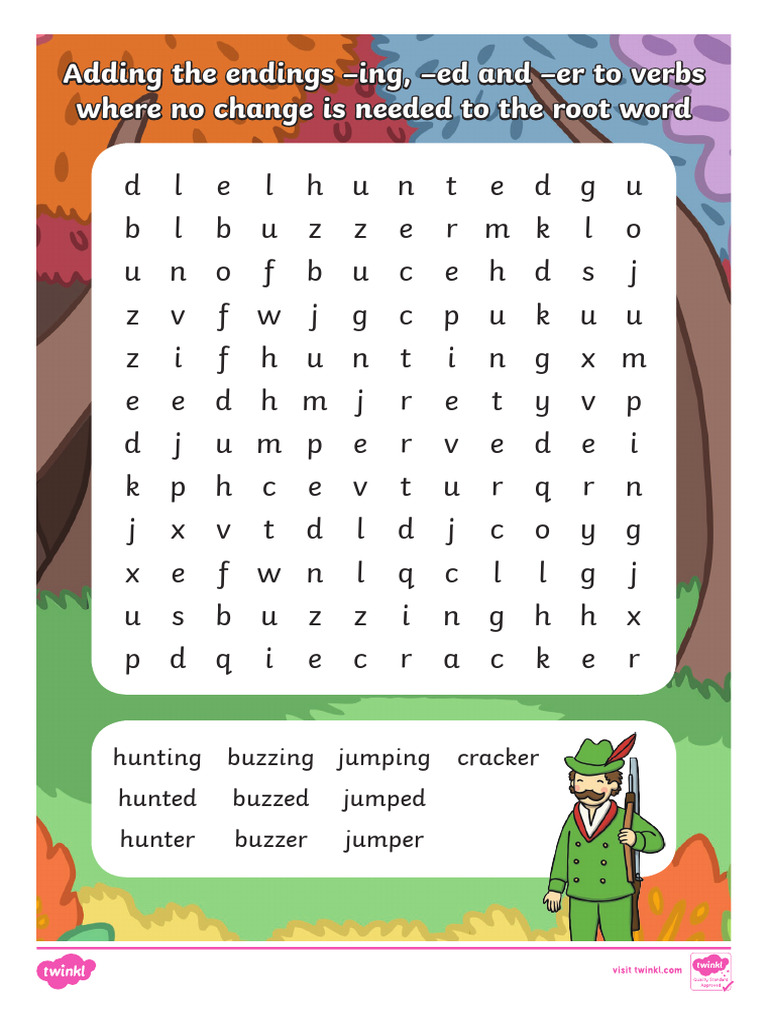 Year 1 Term 1A Week 3 Word Search | PDF