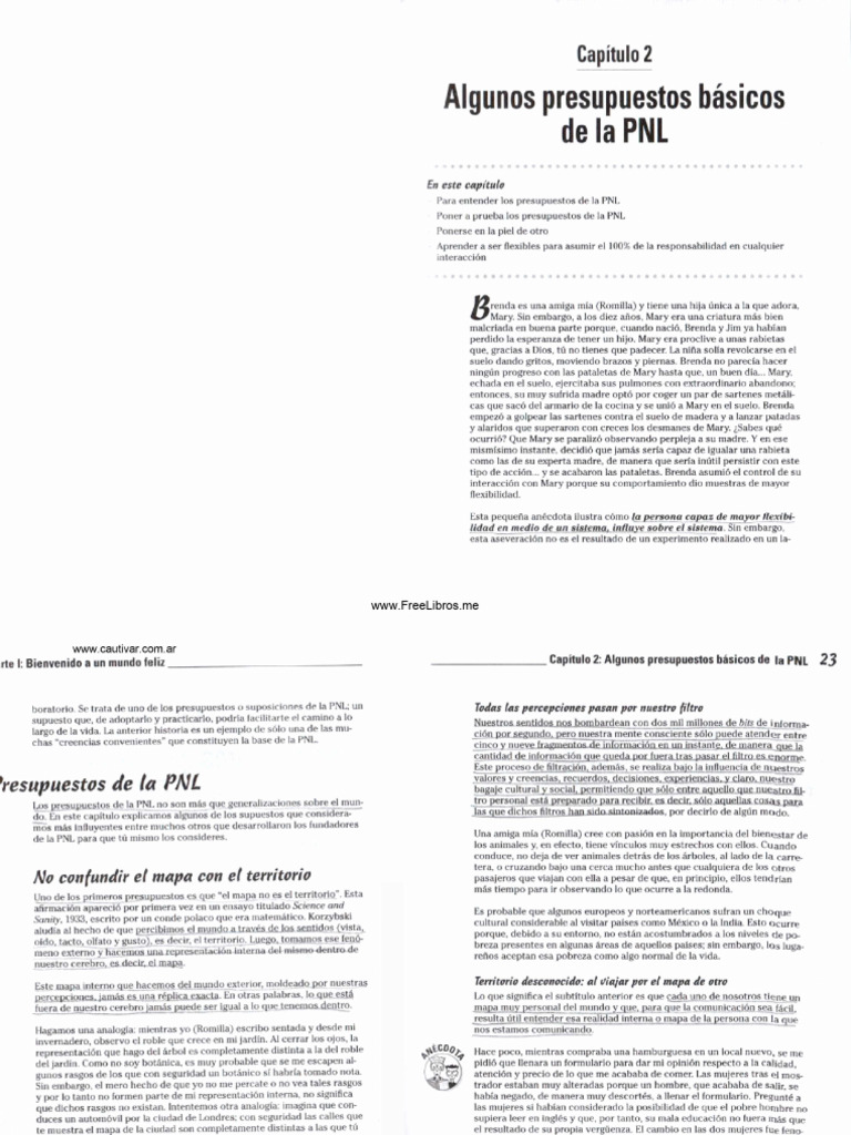 4º PNL PARA DUMMIES CAPITULO 2º | PDF | Mente | Comportamiento