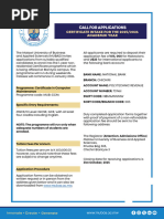 MCA Application Form 2025-2026 | PDF | Secondary Education | Qualifications