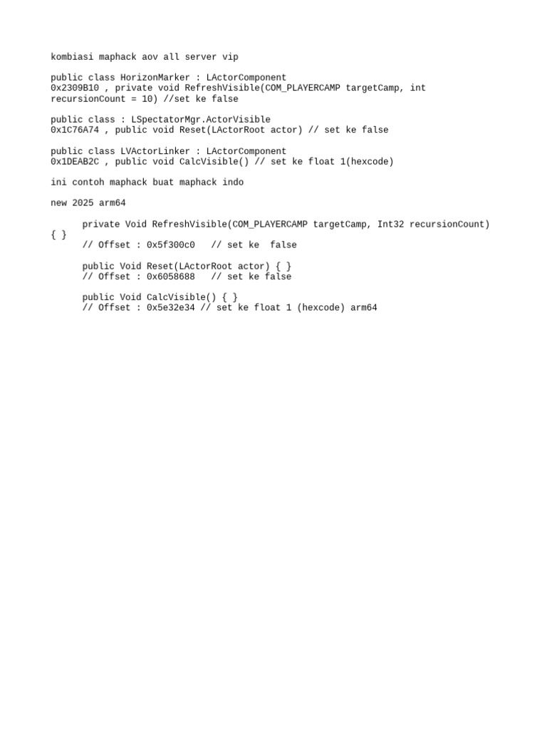 Maphack Indo Work | PDF