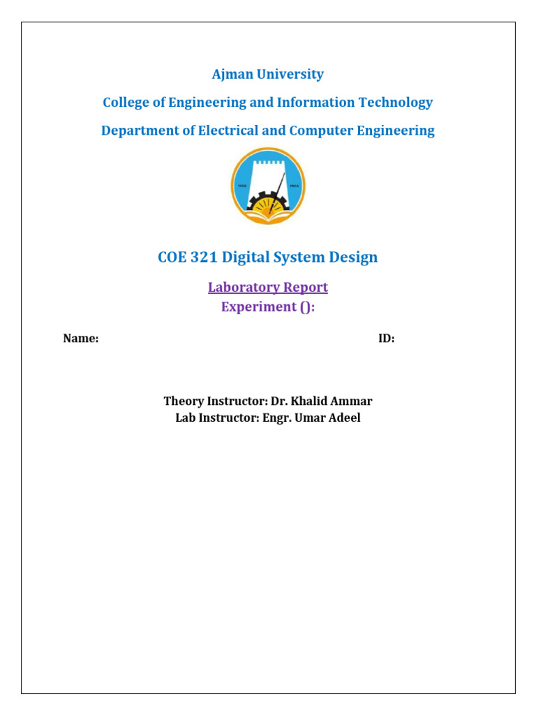 Digital System Design | PDF | Vhdl | Field Programmable Gate Array