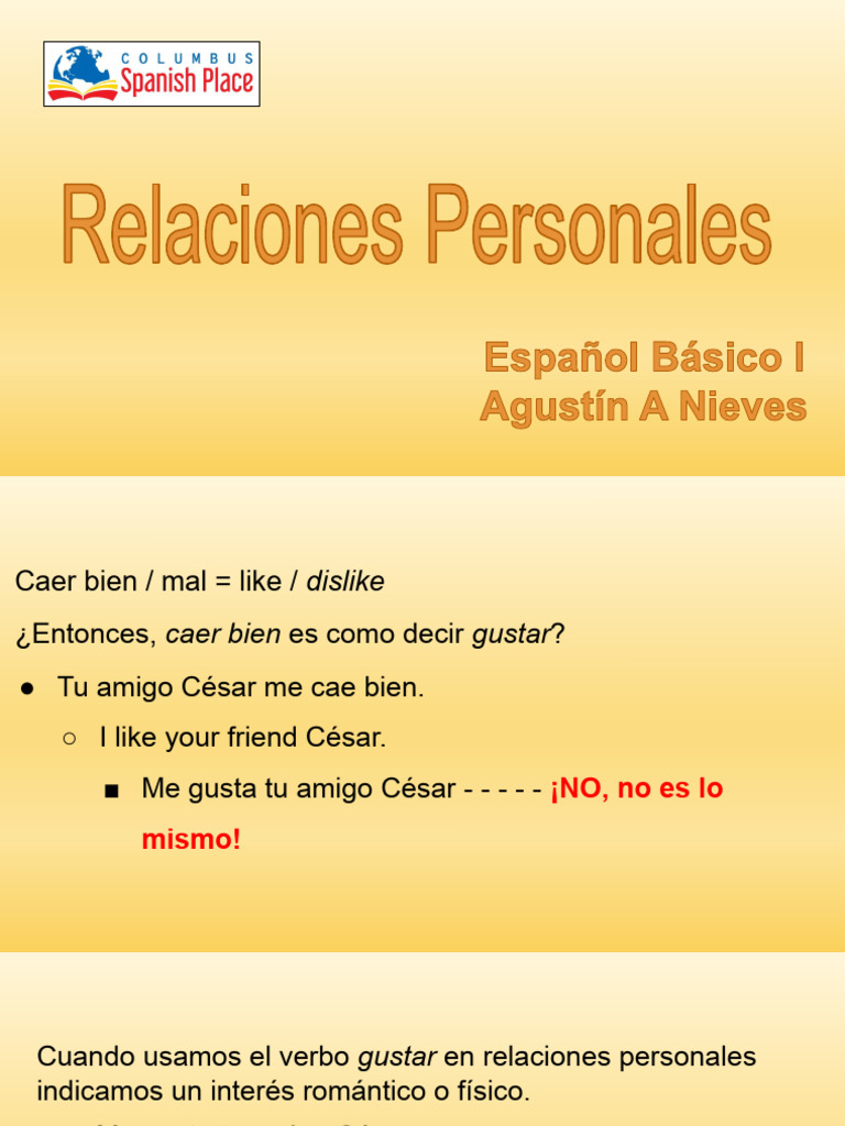 COR1 Recursos - Relaciones Personales | PDF