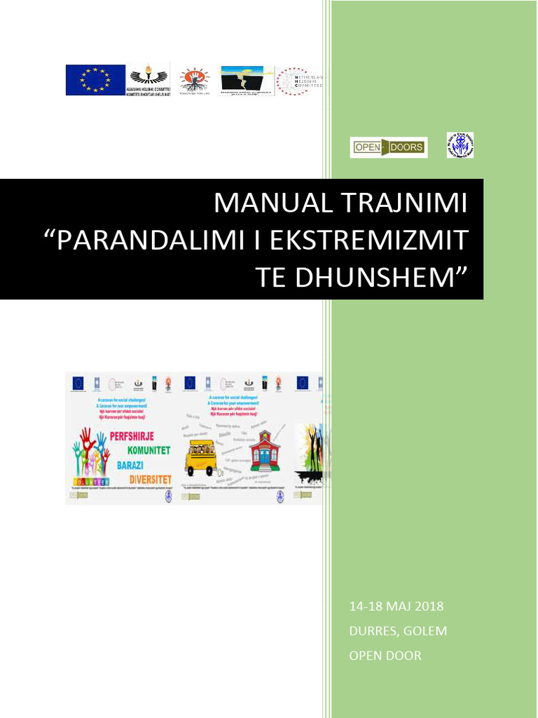 Manual Trajnimi-Parandalimi I Ekstremizmit Te Dhunshem 1 | PDF