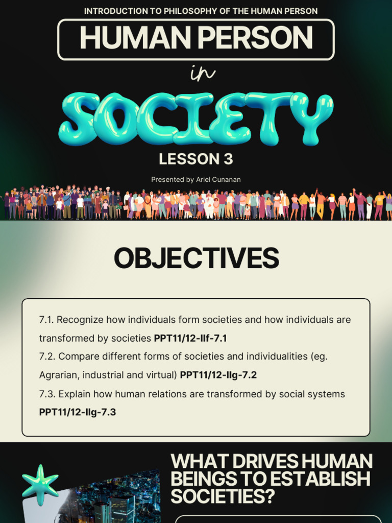 Understanding Human Society and Philosophy | PDF | Social Contract ...
