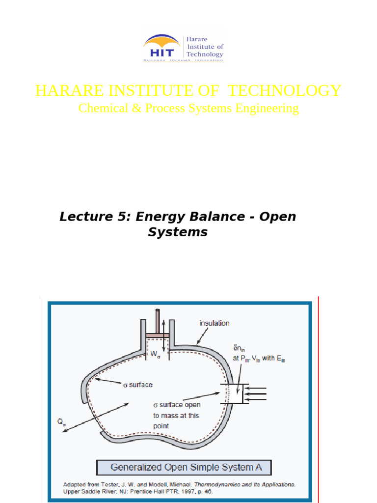 Thermodynamic Balance Open System | PDF | Turbine | Gases