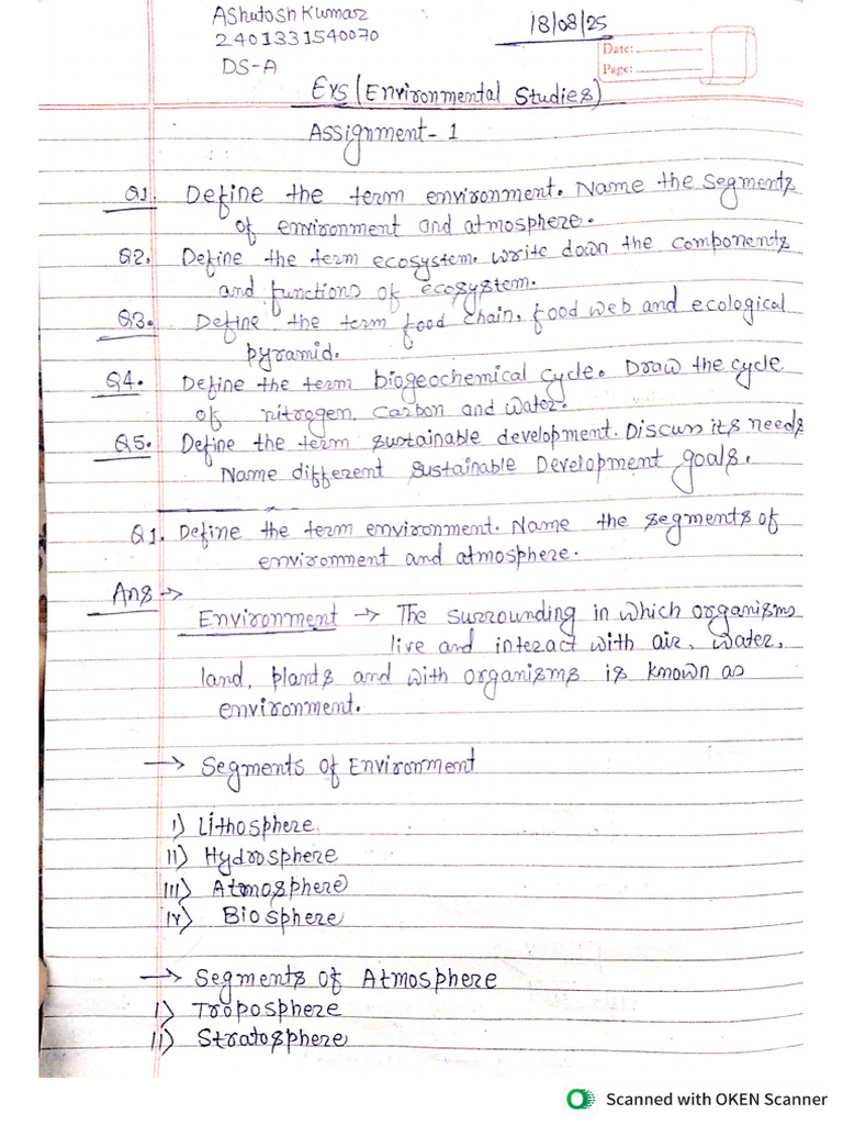 Evs Assignment | PDF