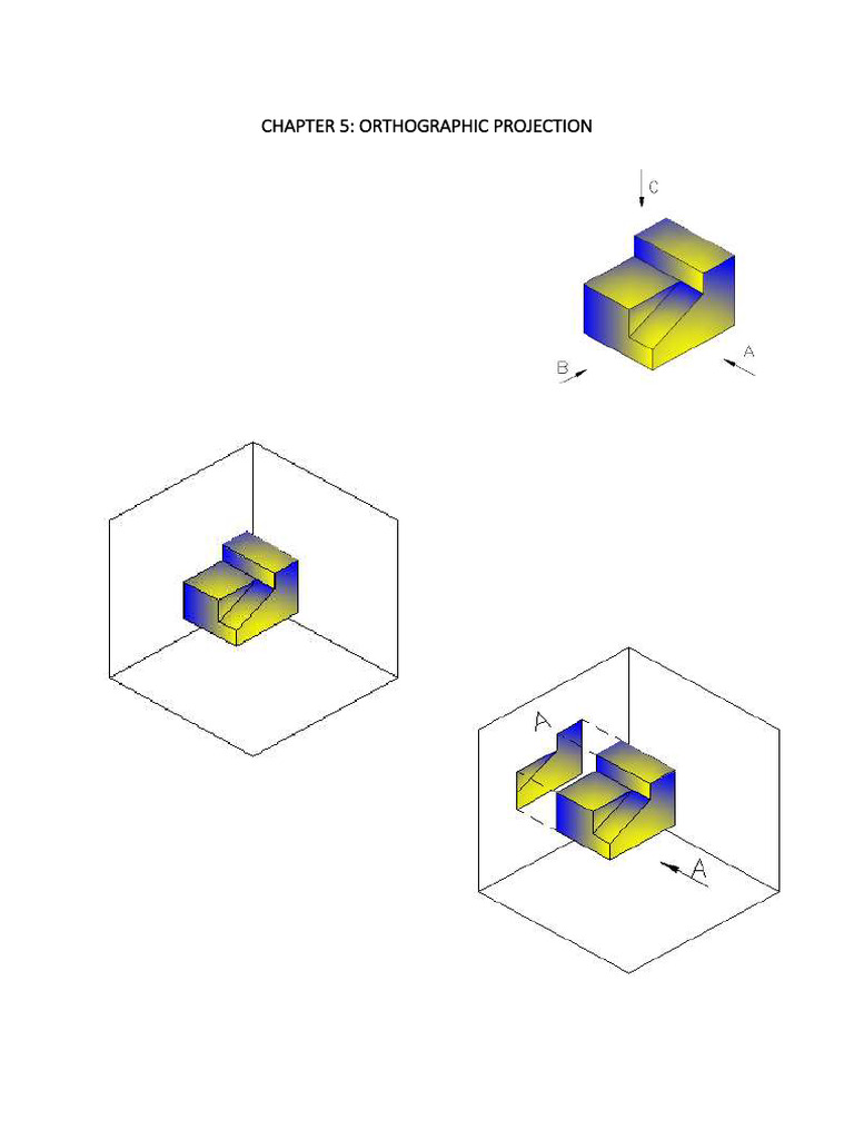 1 Orthographic Projection Notes Only | PDF | Mathematical Concepts ...