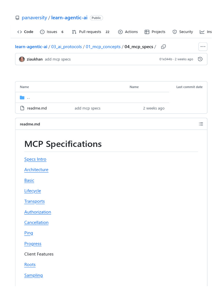 Learn-Agentic-Ai 03 Ai Protocols 01 MCP Concepts 04 MCP Specs at Main Panaversity Learn-Agentic ...