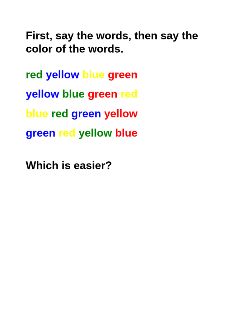 Color Brain Teaser | PDF