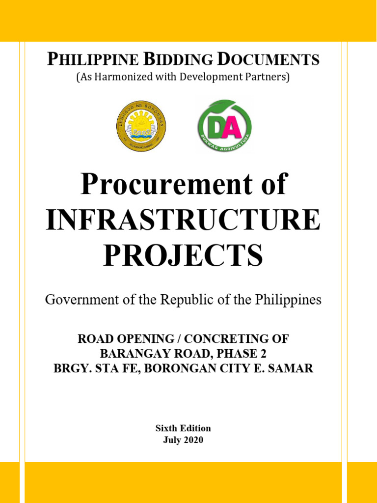 PBD-Sta Fe Brgy Road Phase 2 | PDF | Currency | Road