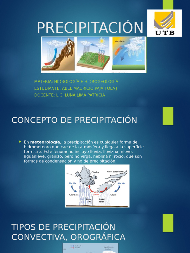 Tipos y Medición de Precipitación Pluvial | PDF