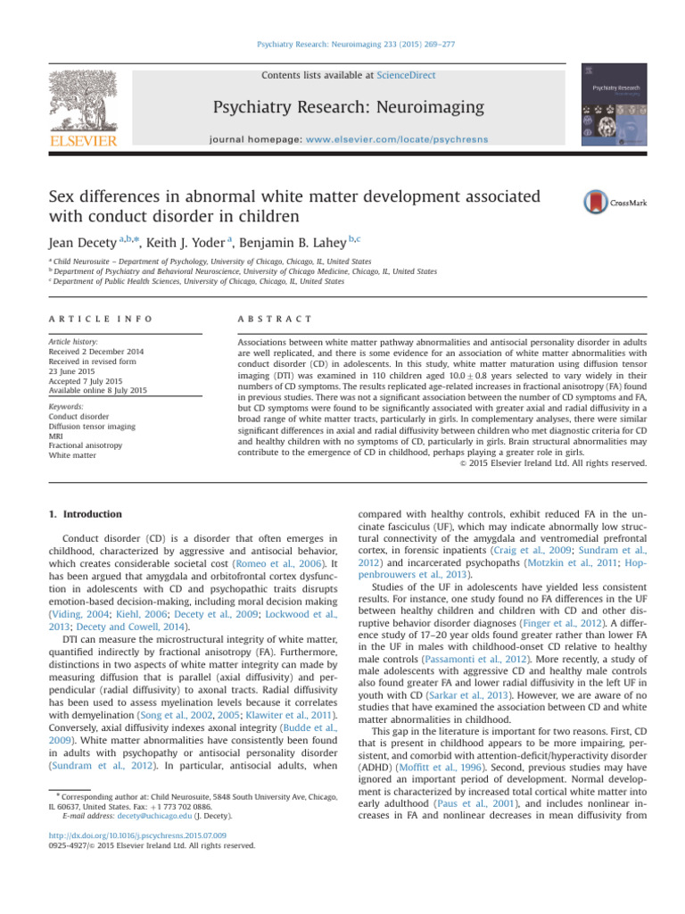 3. Sex Differences in Abnormal White Matter Development Associated With ...