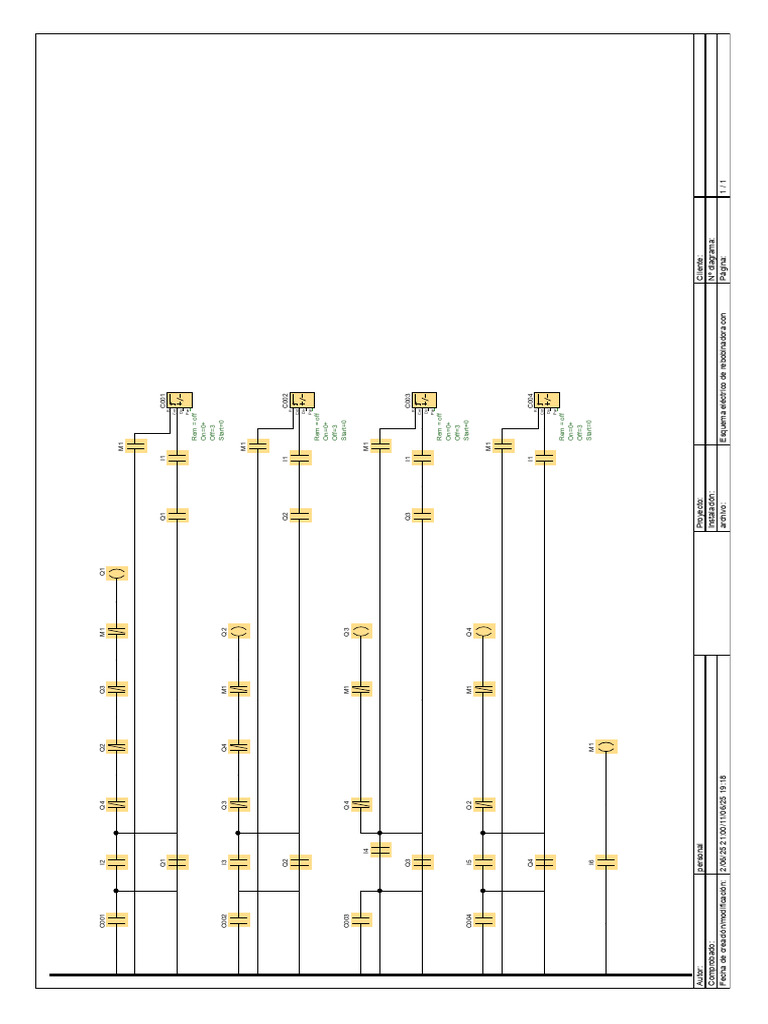 Esquema eléctrico rebobinadora I2 | PDF