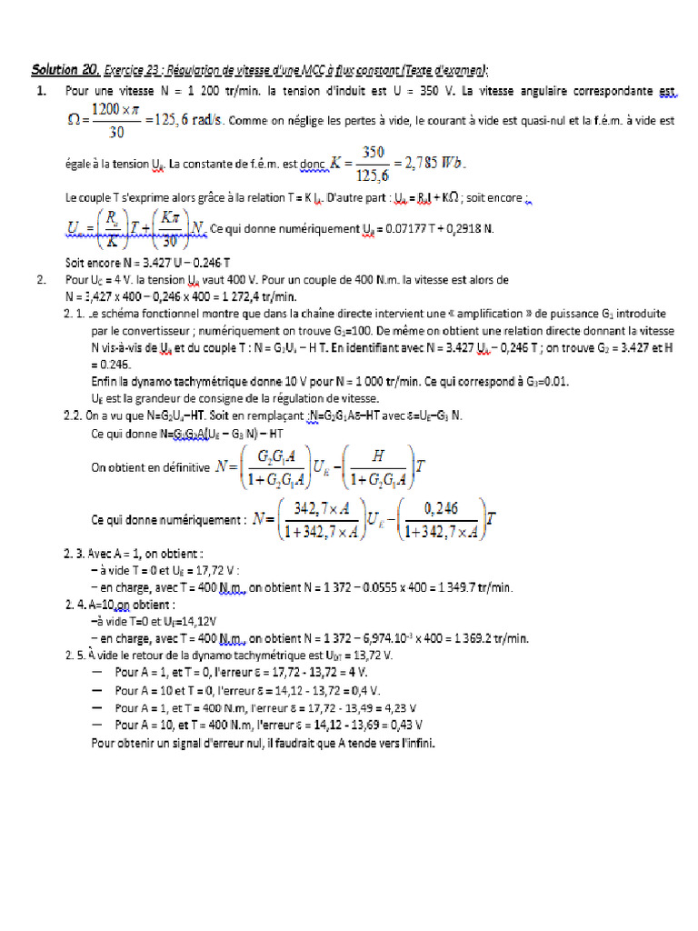 Devoir de Maison MCC | PDF