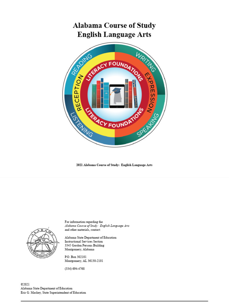 2021 Alabama English Language Arts Standards | PDF | Educational ...