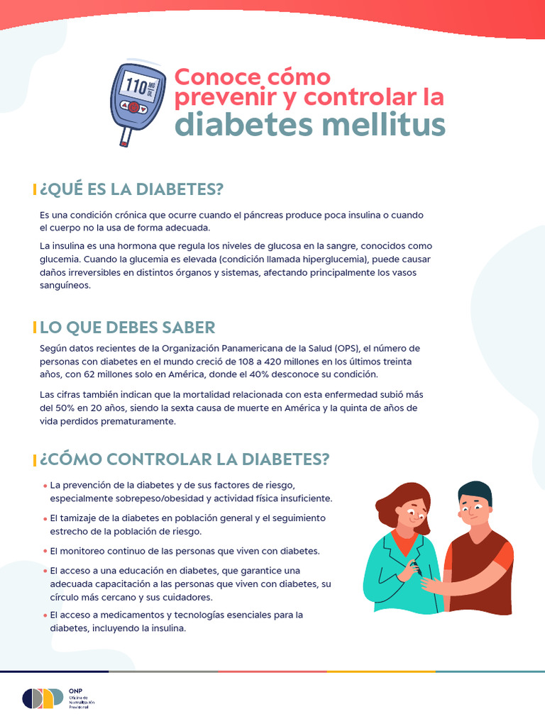 Prevención y control de la diabetes | PDF | Diabetes | Especialidades ...
