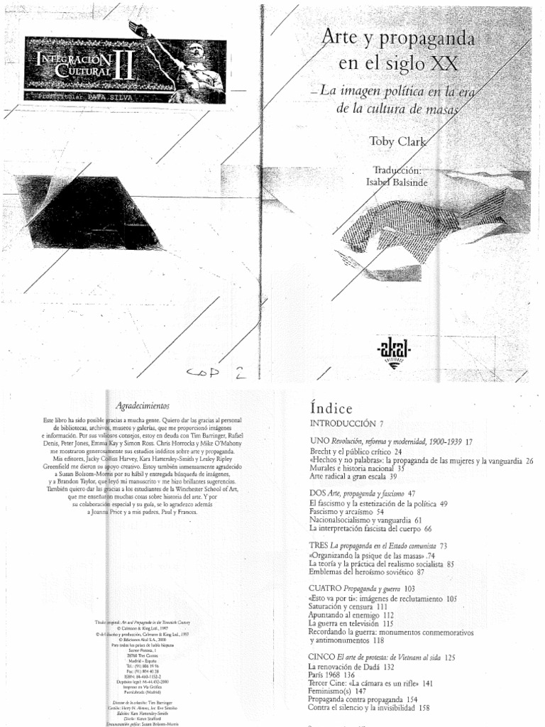 CLARK Toby - Cap. 2 - Arte, Propaganda y Fascismo | PDF