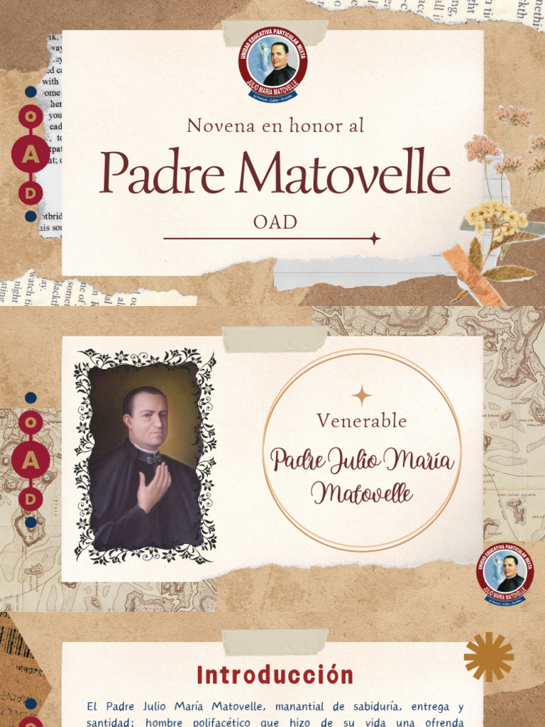 Novena al Padre Julio María Matovelle | PDF | María, madre de Jesús ...