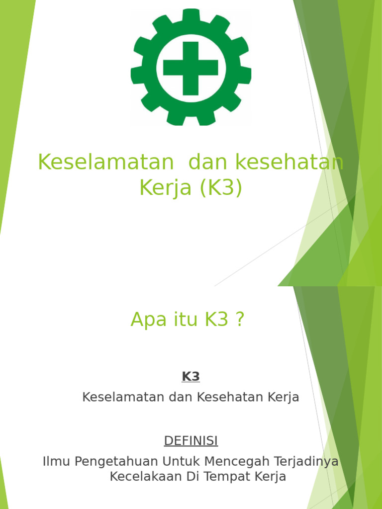 Keselamatan Dan Kesehatan Kerja PPT Salin | PDF