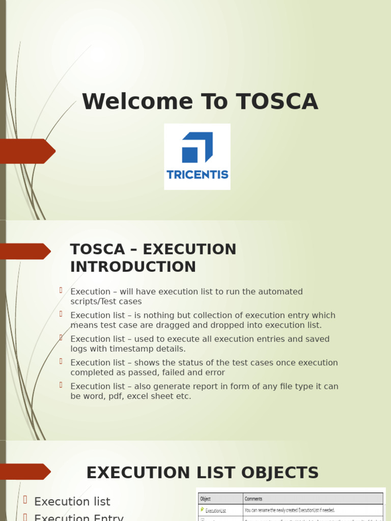 Tosca Day5 | PDF