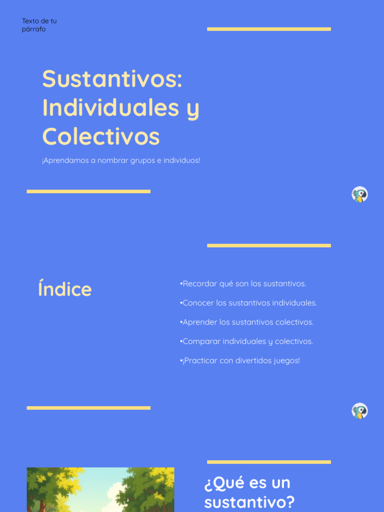 Sustantivos Individuales y Colectivos | PDF | Sustantivo | Oveja
