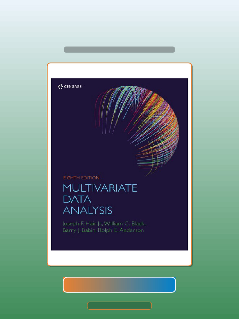 Complete Multivariate Data Analyss 8th Edition Edition Joseph F Hair HQ File Verified | PDF ...