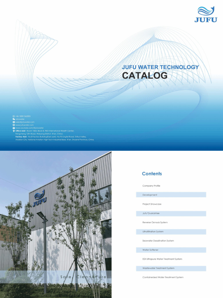 Jufu Water Catalogue 2025 | PDF