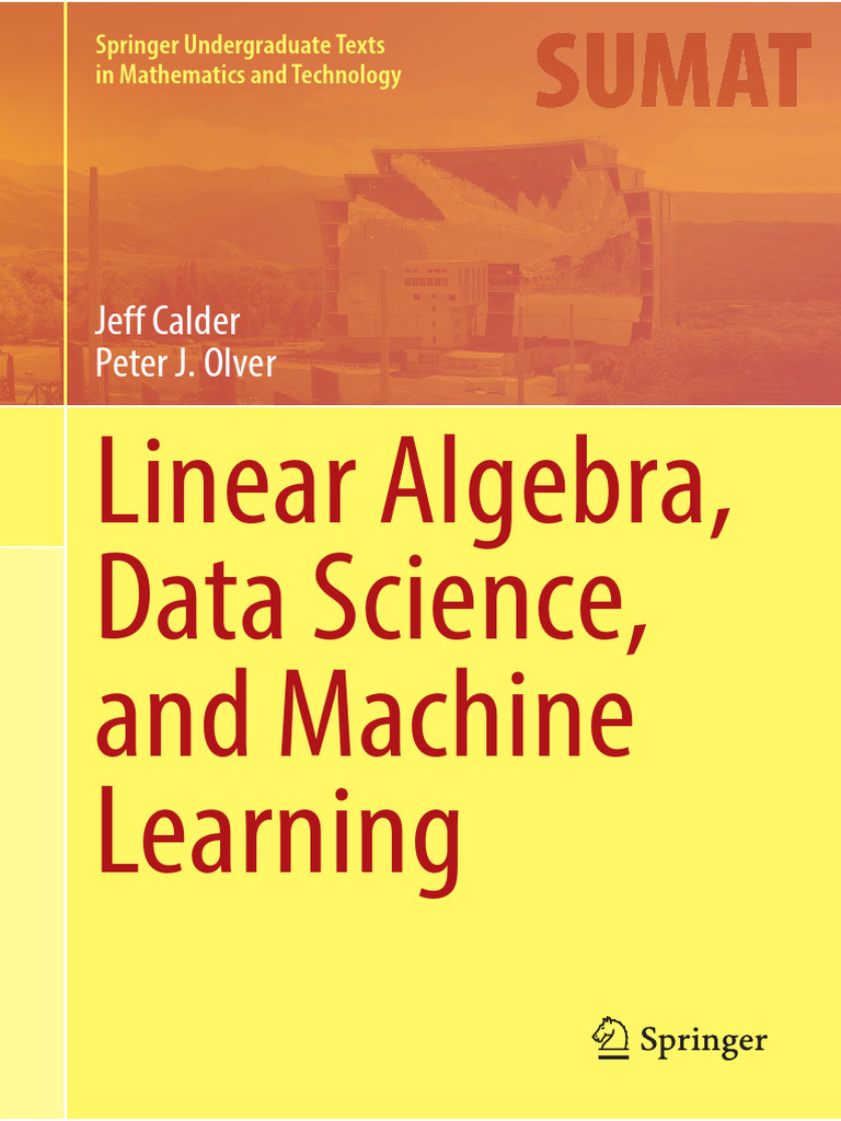 Linear Algebra, Data Science, and Machine Learning - Jeff Calder | PDF ...