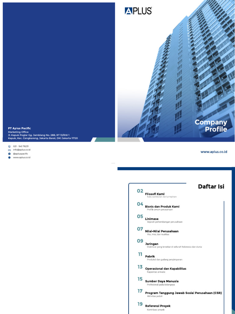 Profil Perusahaan PT Aplus Pacific | PDF