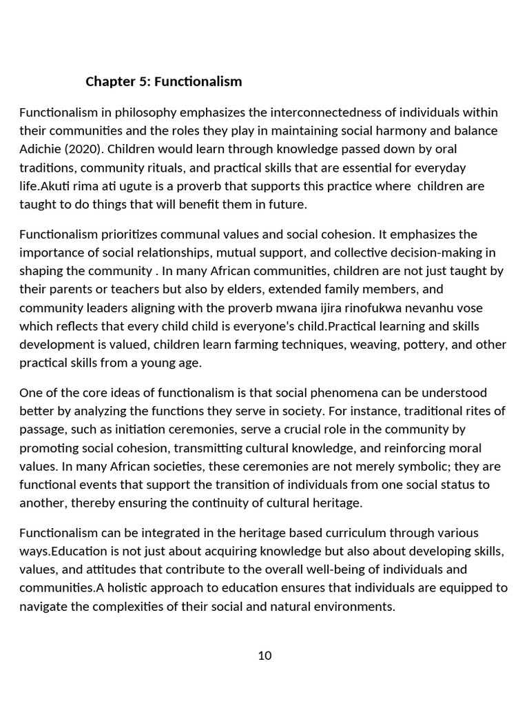Functionalism I-WPS Office | PDF | Knowledge | Liberal Arts Education