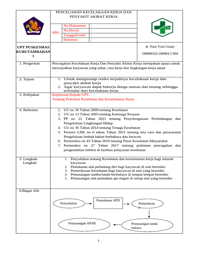 SOP KAK DAN PAK | PDF