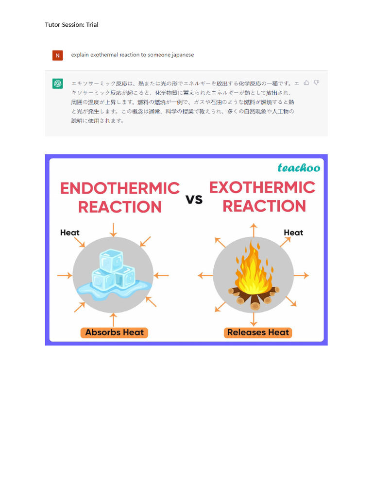 Understanding Exothermic Reactions | PDF | Chemical Reactions | Oxide