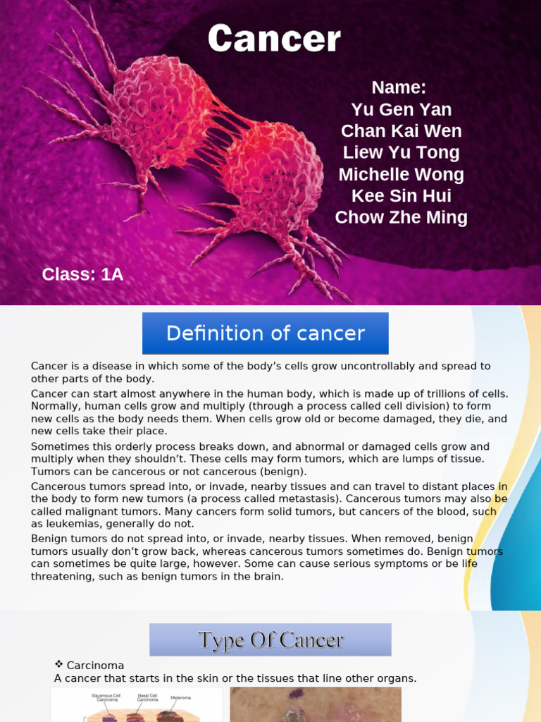 Understanding Cancer: Definition & Prevention | PDF | Cancer | Neoplasms