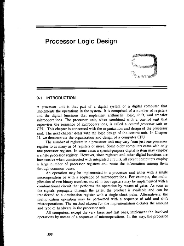 Digital Logic Computer Design Mod 4 | PDF