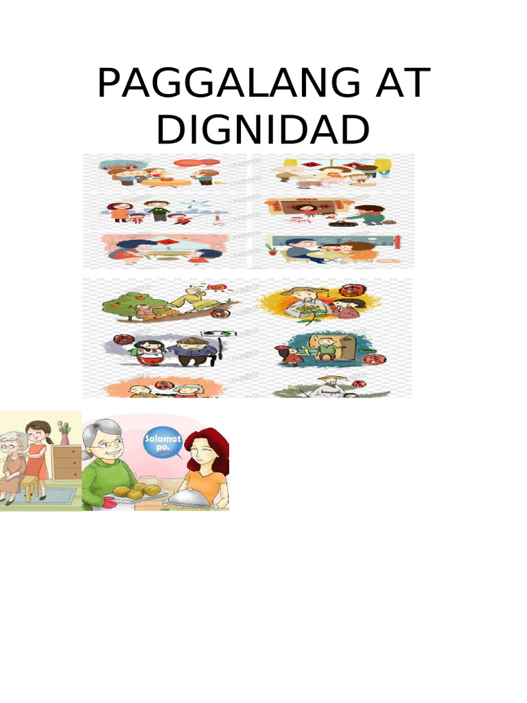 Paggalang at Dignidad | PDF