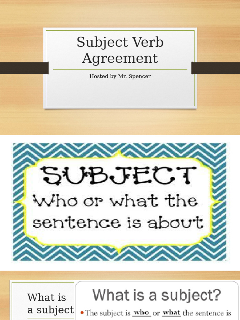 Subjectverb Agreement CLT Communicative Language Teaching Resources ...