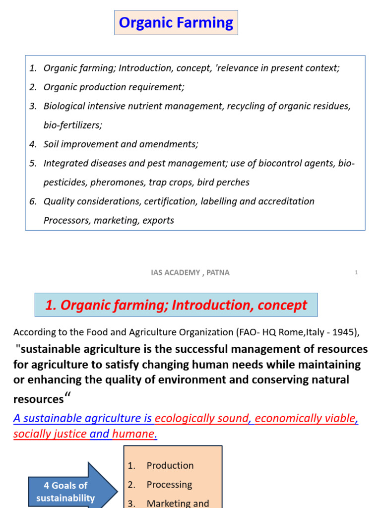 Organic Farming - PDF - 36924377 - 2024 - 08 - 26 - 11 - 13 | PDF ...