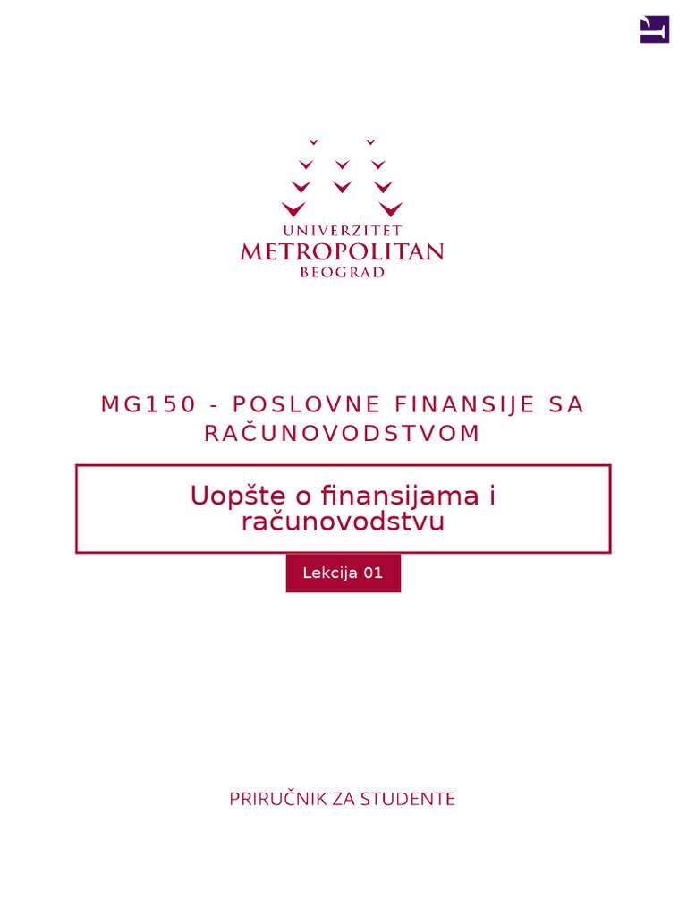Uopšte o Finansijama I Računovodstvu: Mg150 - Poslovne Finansije Sa ...