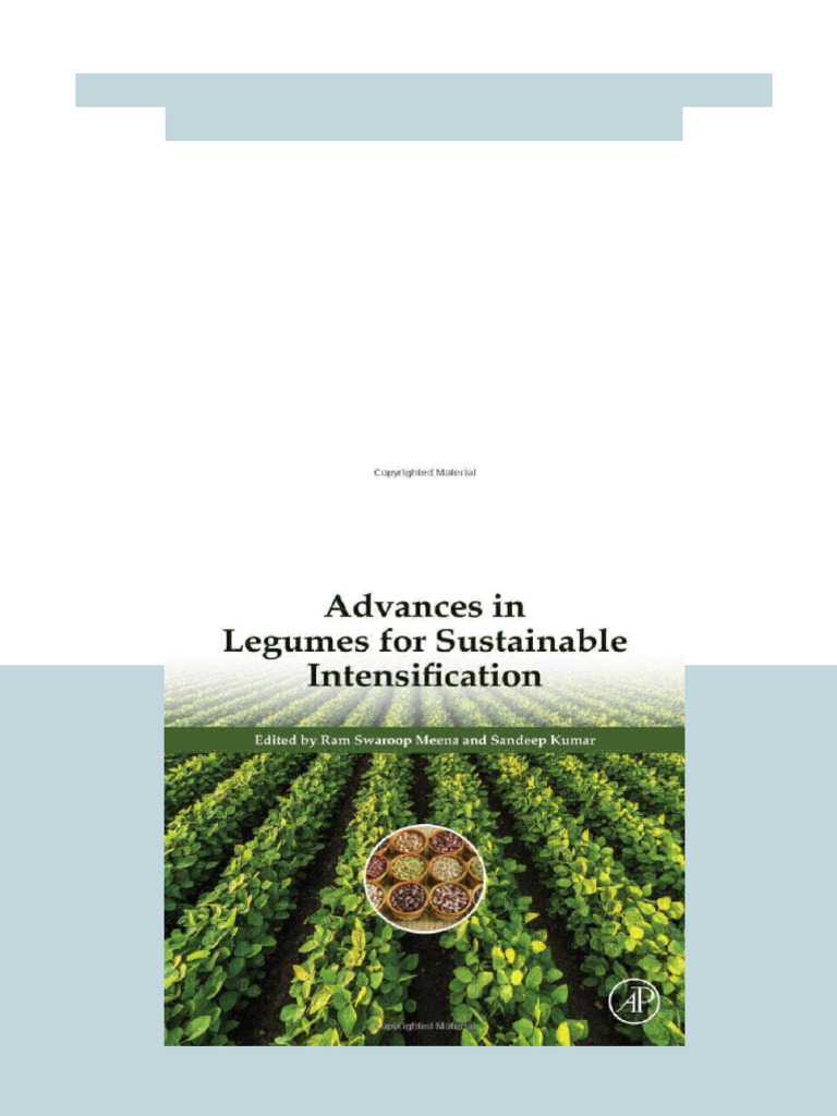 Advances in Legumes For Sustainable Intensification Ram Swaroop Meena ...