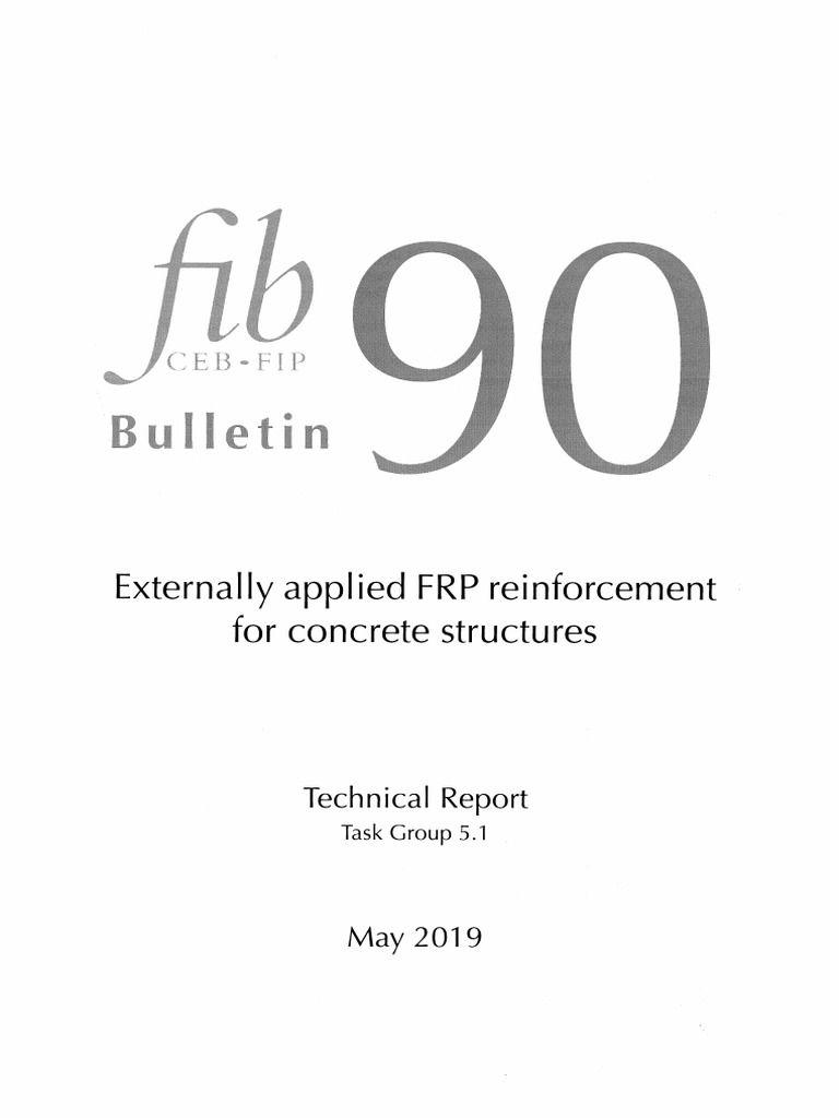 FIB Bulletin 90-Externally Applied FRP Reinforcement For Concrete ...