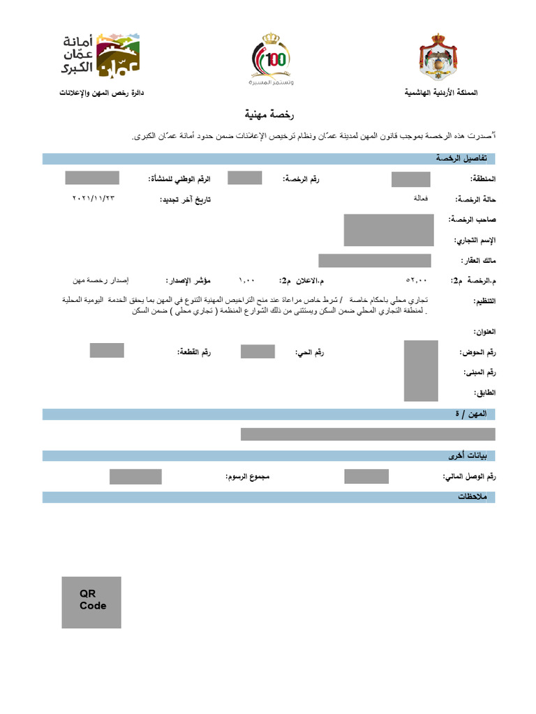 Vocational license - 4 متطلب ٢ رخصة مهنية | PDF