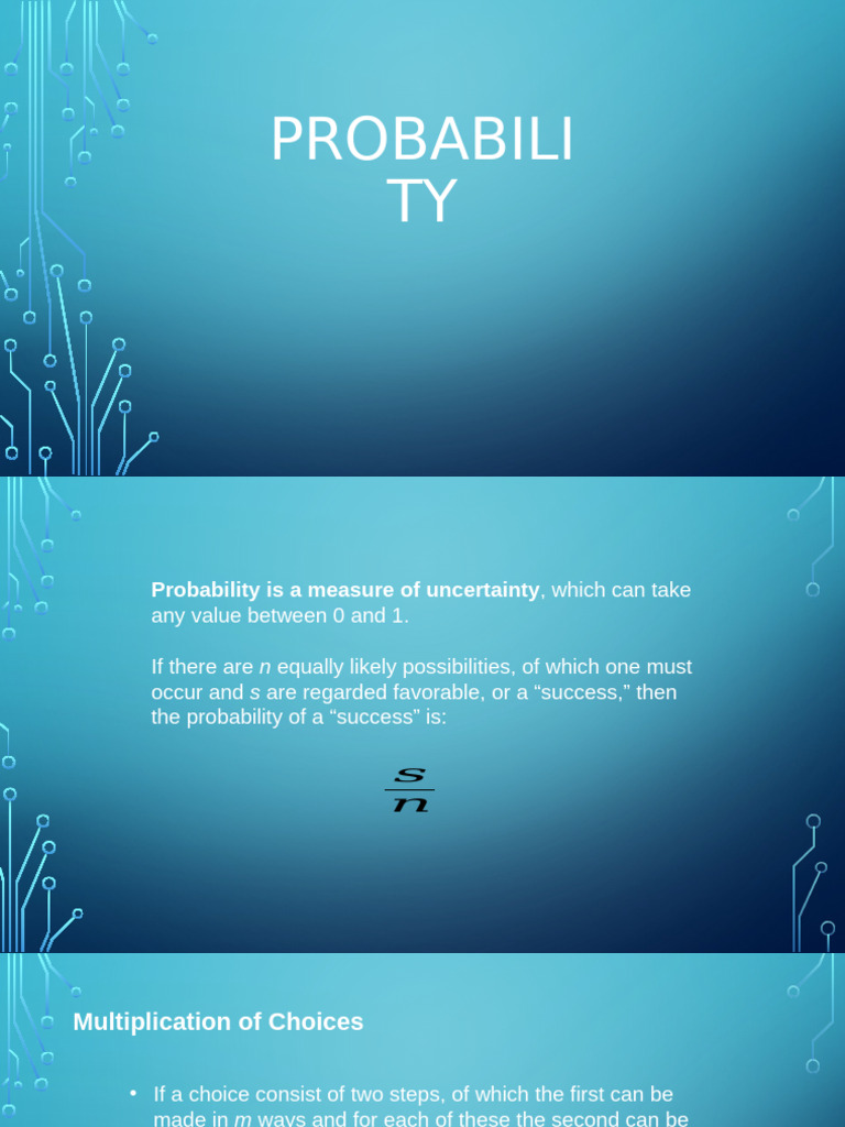 Understanding Probability Concepts | PDF | Probability | Measure Theory