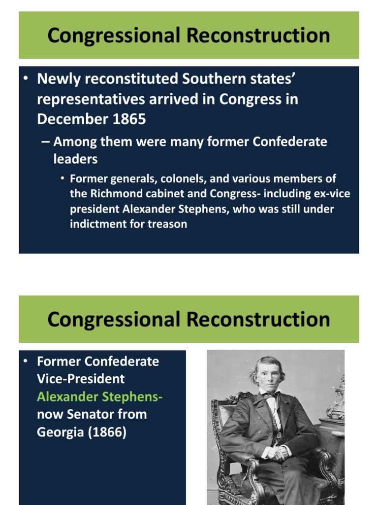 Chapter 11-Reconstruction Notes Part 2 | PDF | Reconstruction Era ...