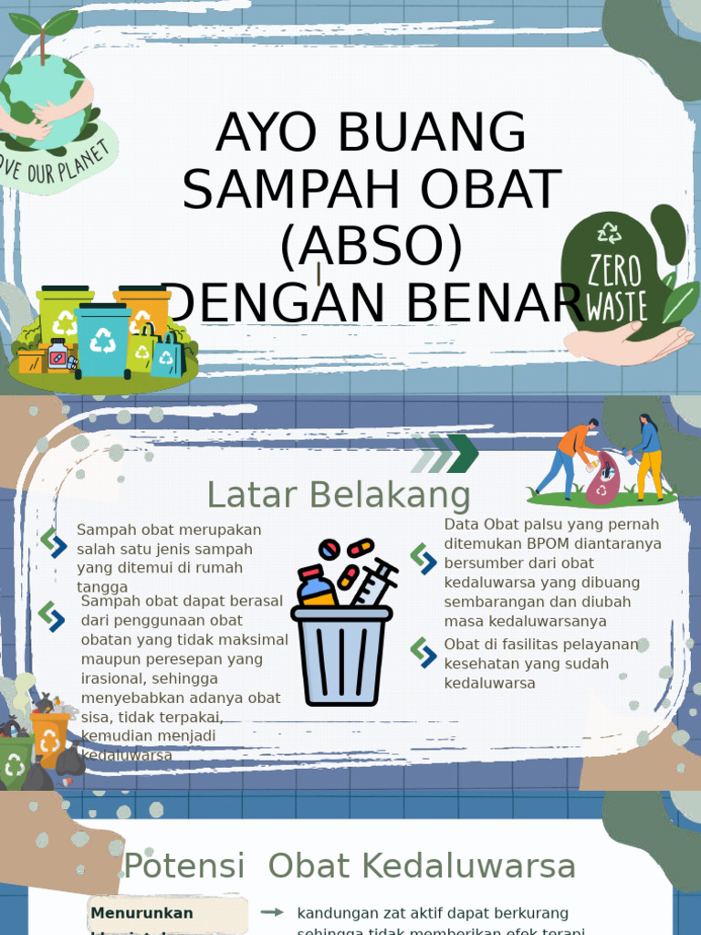 Panduan Buang Sampah Obat yang Aman | PDF